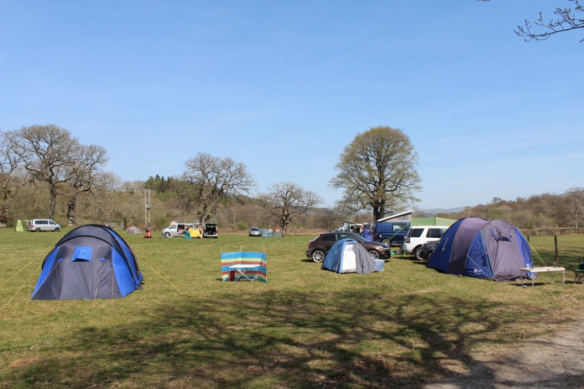 Elan Oaks - Mid Wales Camping and Caravan site